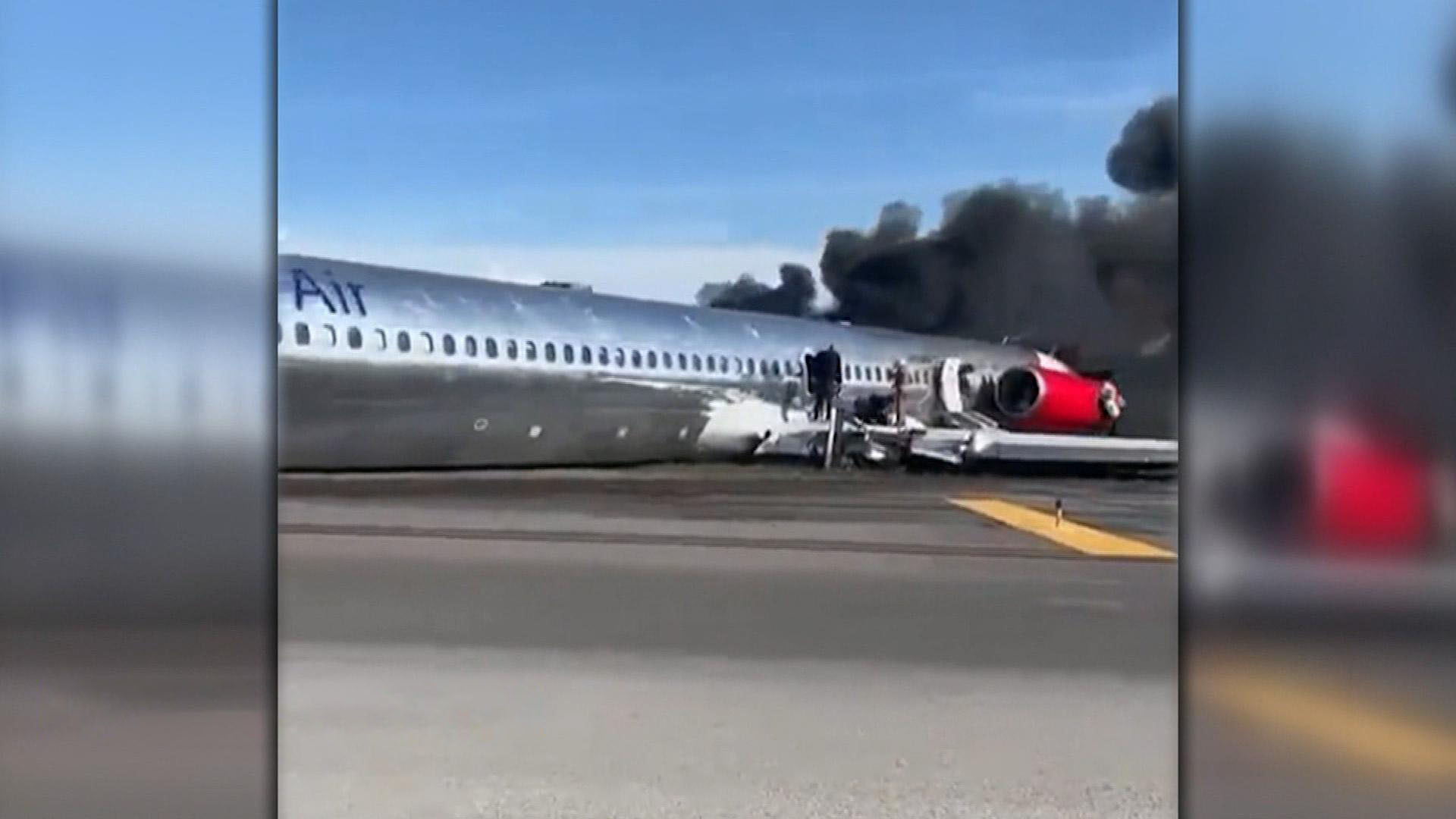 Watch CBS Mornings Season Episode : Airplane catches fire at Miami ...