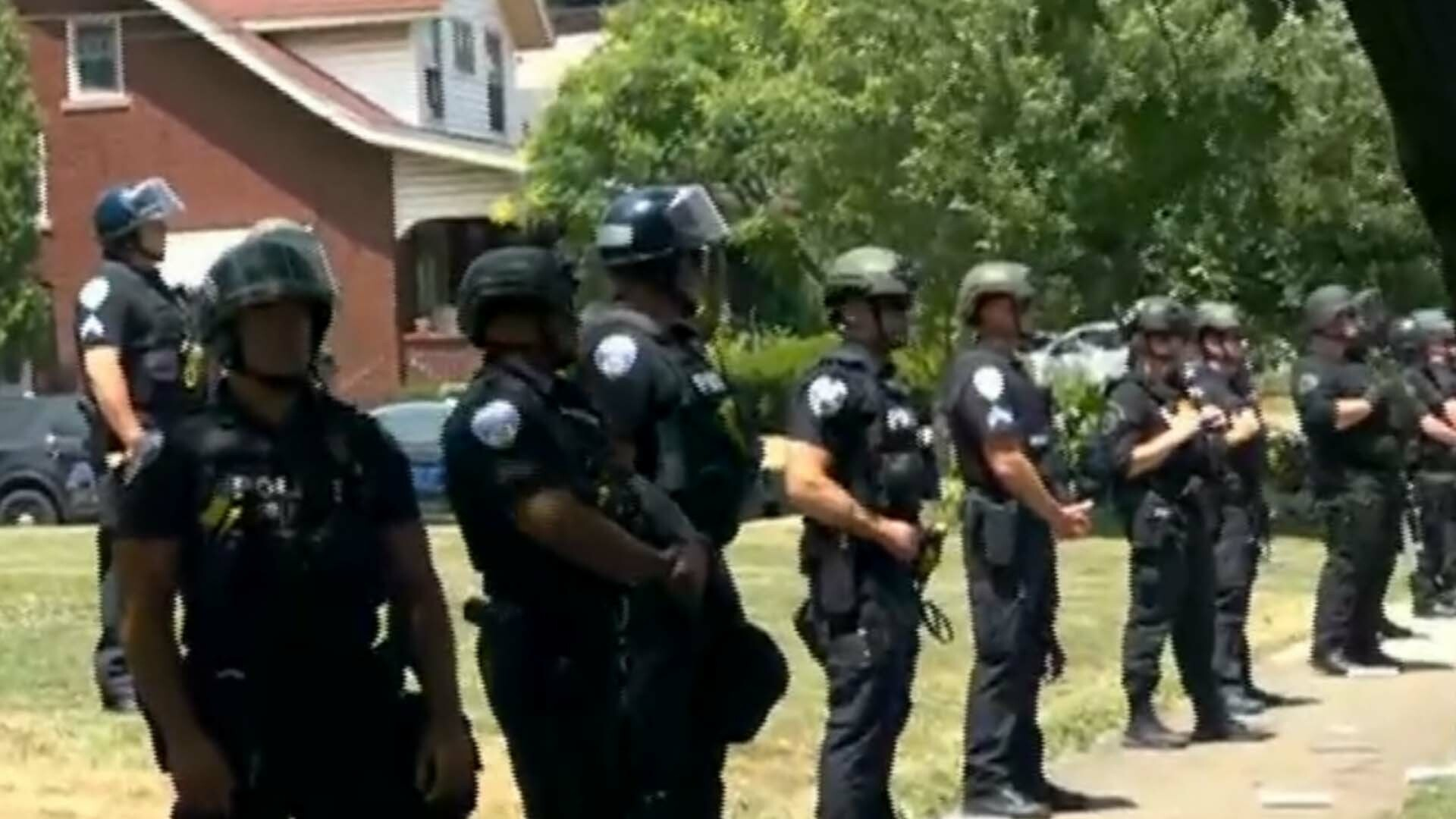 Watch Cbs Evening News Outrage After Akron Police Shoot Unarmed Black