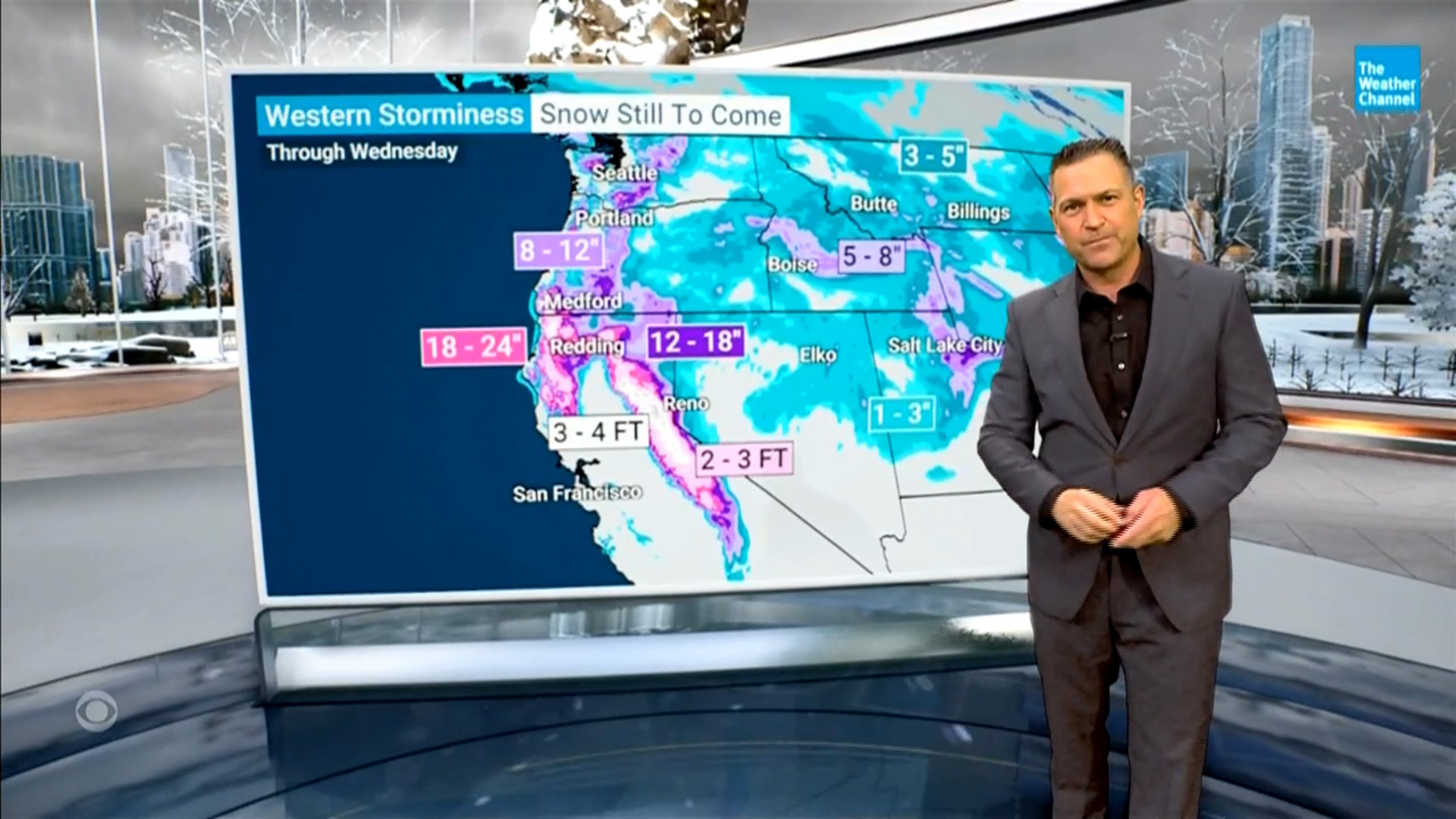 Watch CBS Evening News: Storm which hit South to bring snow to ...