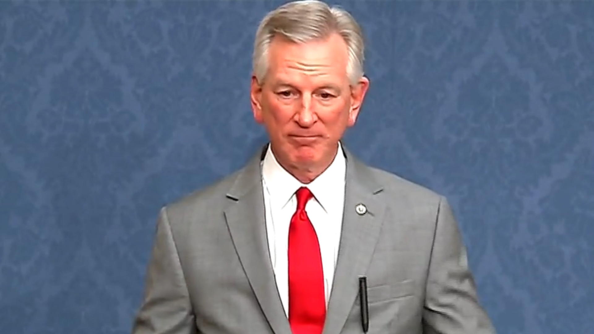 Watch CBS Evening News: Tuberville addresses hold on military ...
