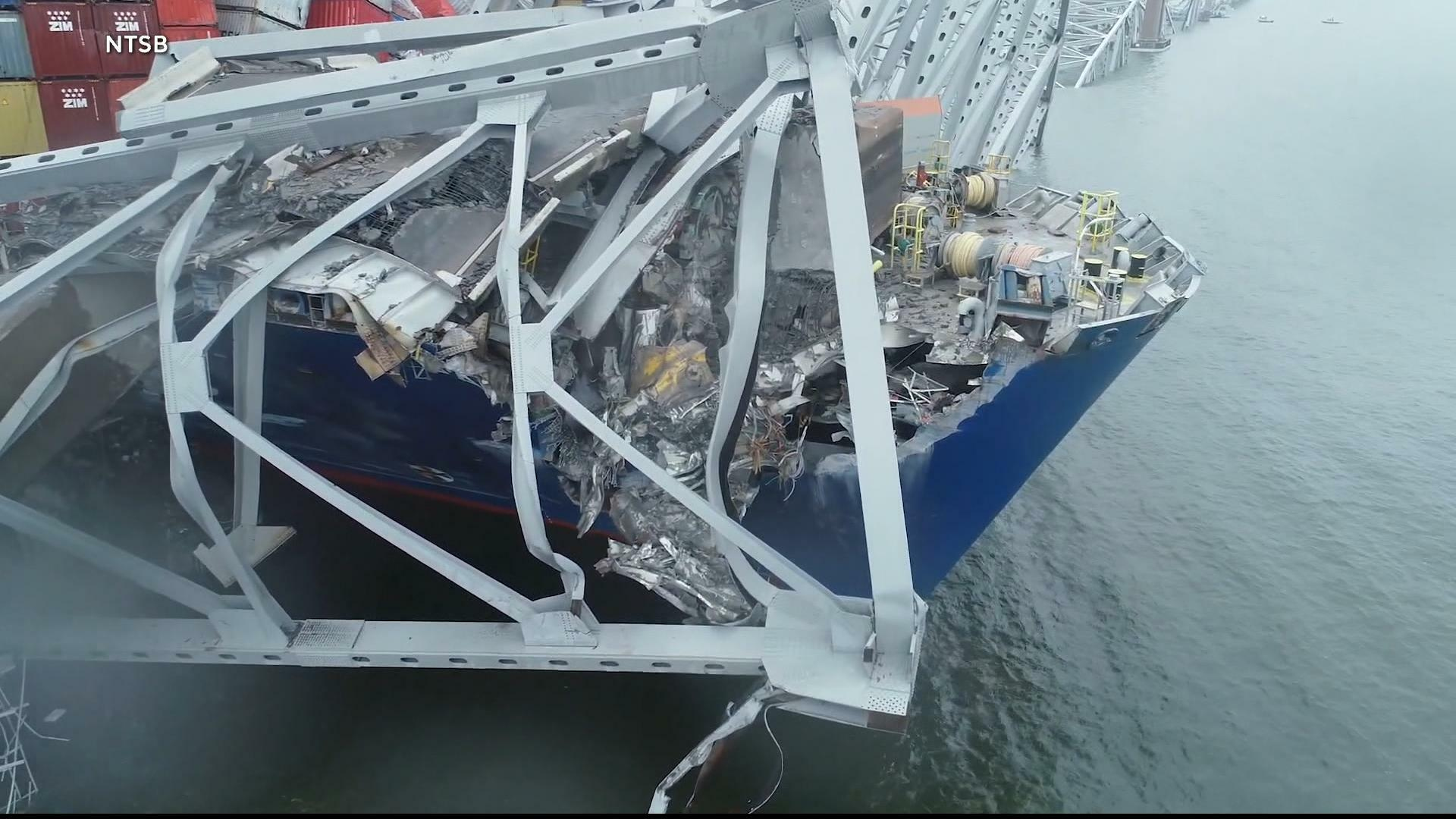 Watch CBS Evening News: U.S. Army Corps of Engineers clearing bridge ...