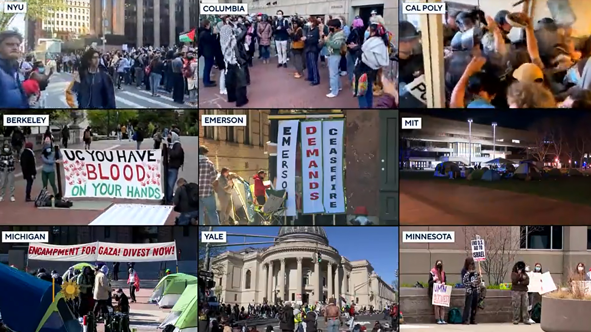 Watch Sunday Morning Season Episode : Campus unrest: Will protests make ...