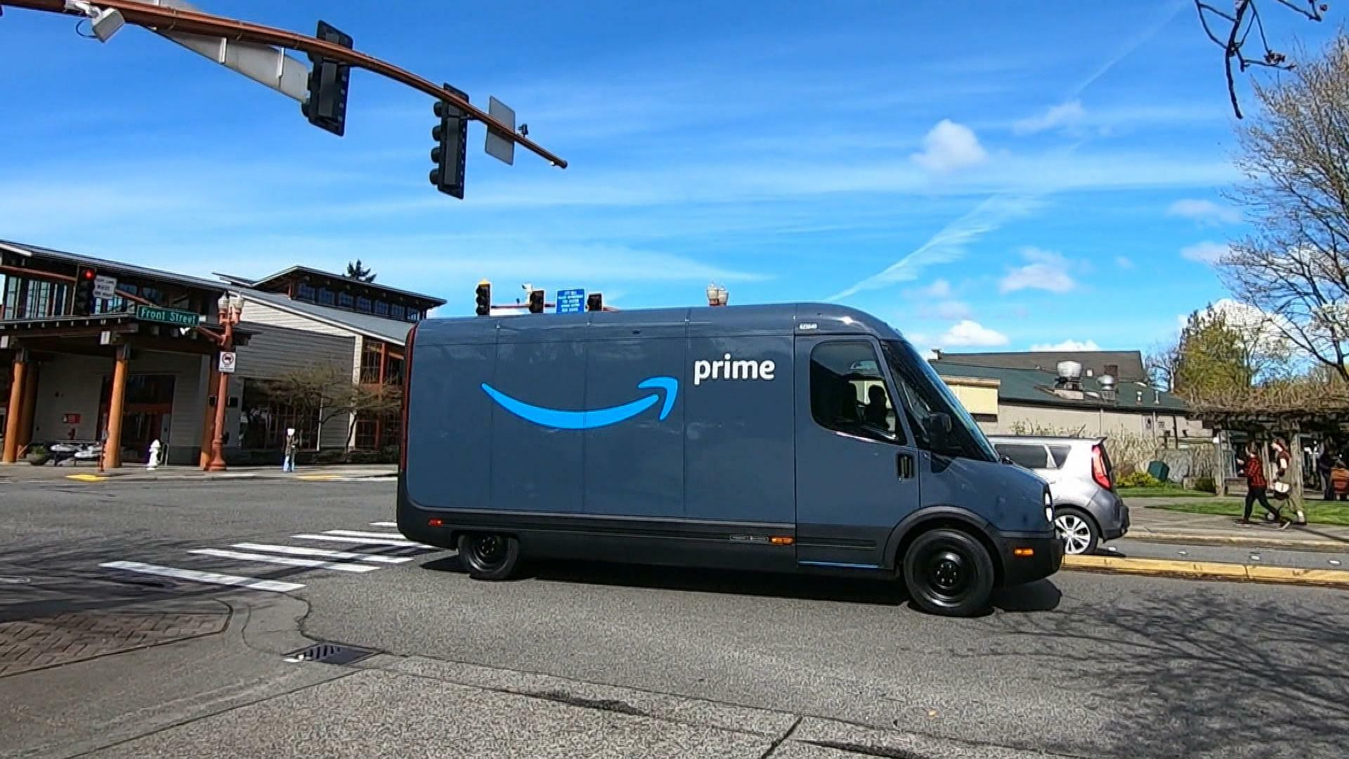 Watch CBS Saturday Morning: Inside Amazon's electric delivery trucks ...