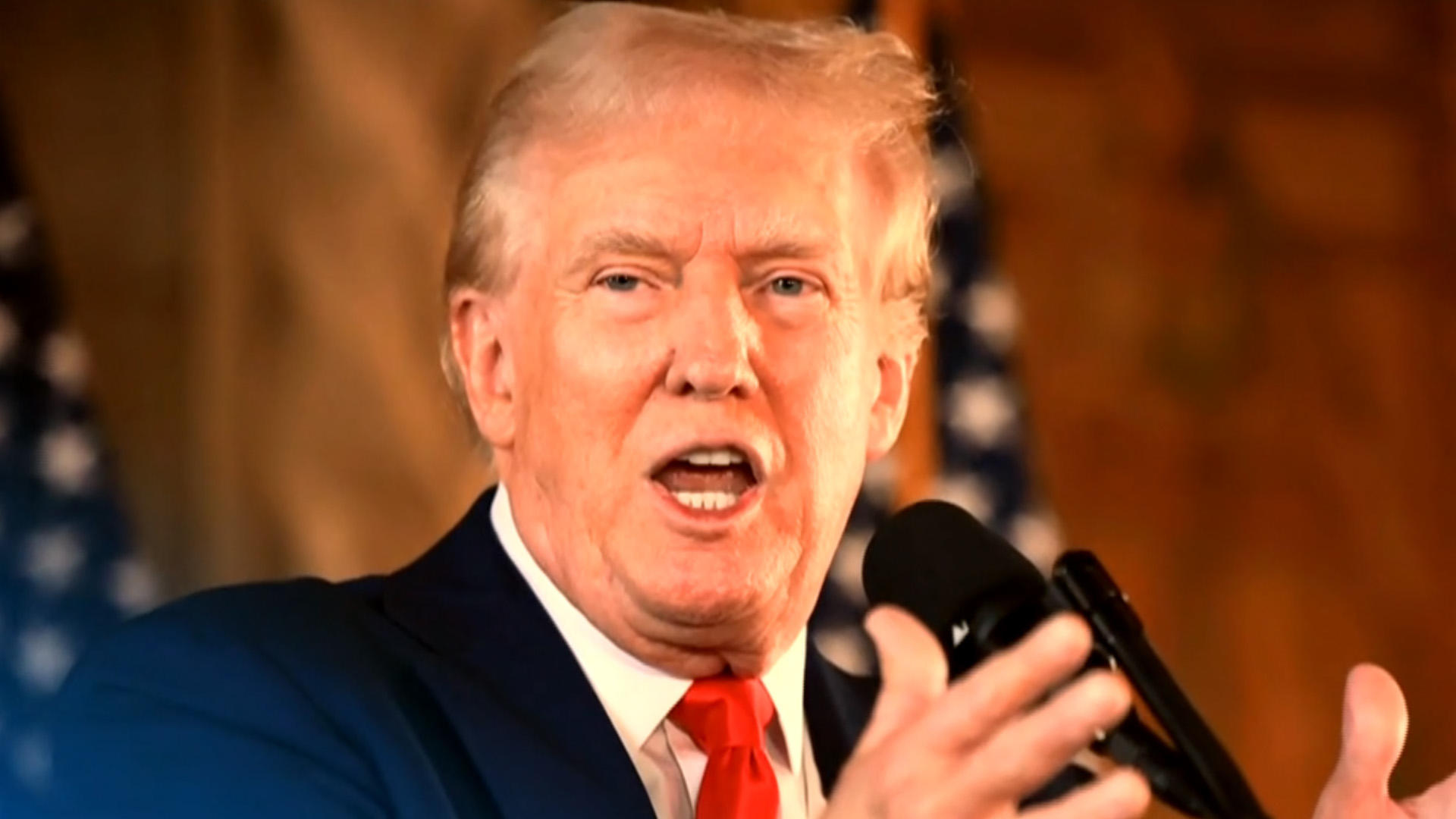 Watch CBS Evening News Season Episode : In Mar-a-Lago news conference ...