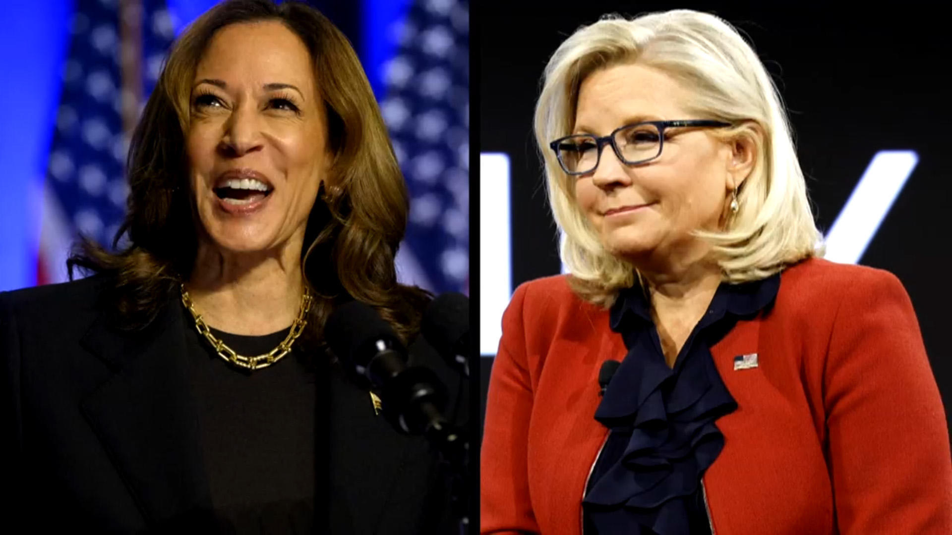 Watch CBS Evening News Season Episode : Harris campaigns with Liz ...