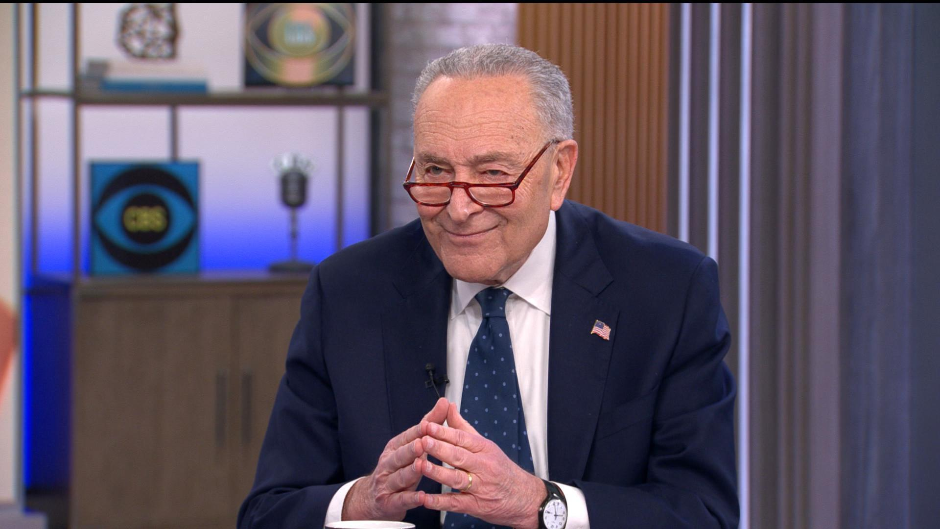 Watch CBS Mornings: Sen. Chuck Schumer on Democratic leadership - Full ...