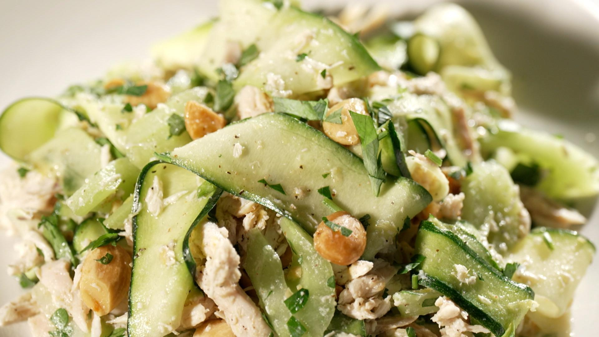Watch CBS Mornings: "The Dish: Recipe": Zucchini and chicken salad ...