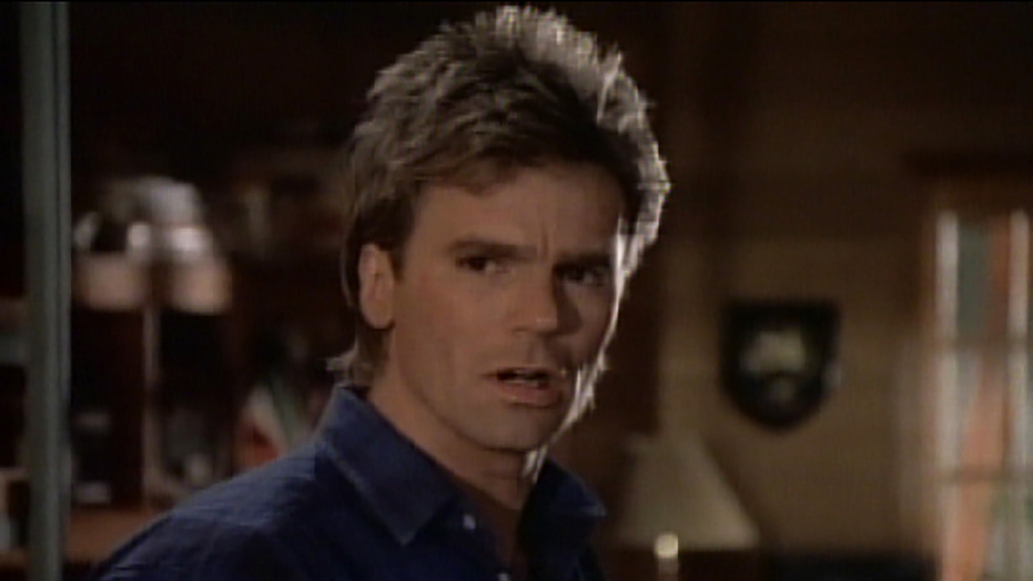 Watch MacGyver Classic Season 3 Episode 17: MacGyver - Mask of the Wolf ...