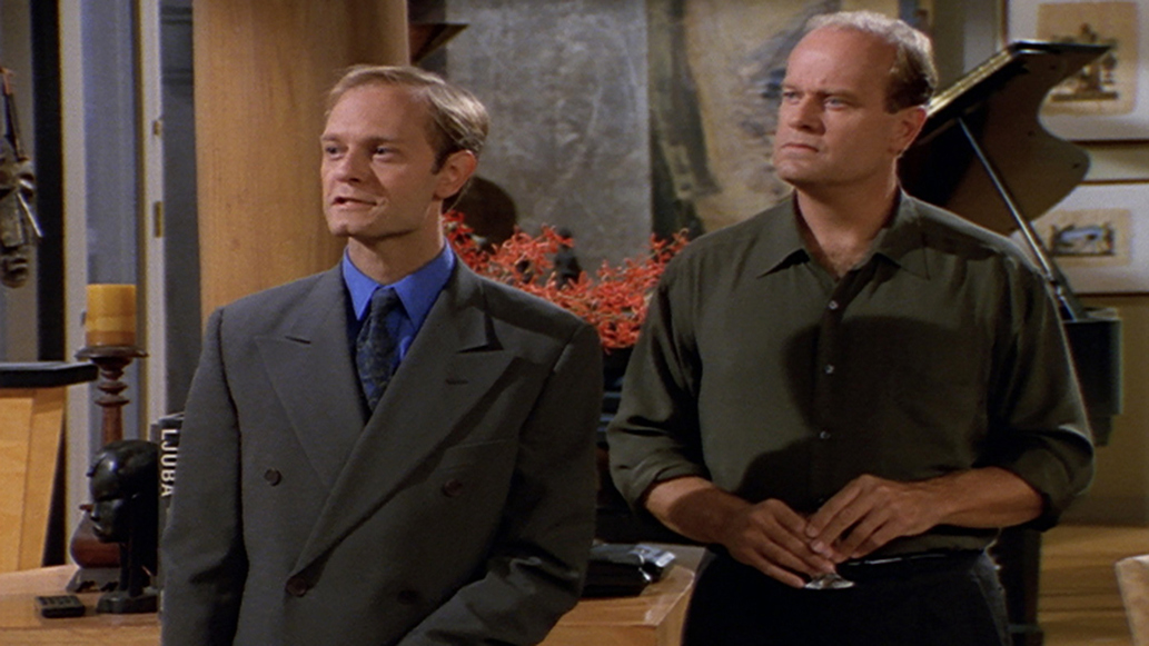 Watch Frasier (1993) Season 6 Episode 3: Dial M for Martin - Full show ...