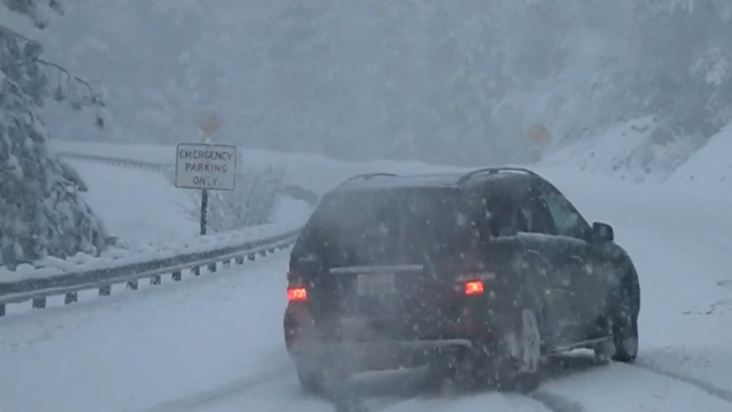 Watch CBS Evening News: Storm brings heavy rain, snow to California ...