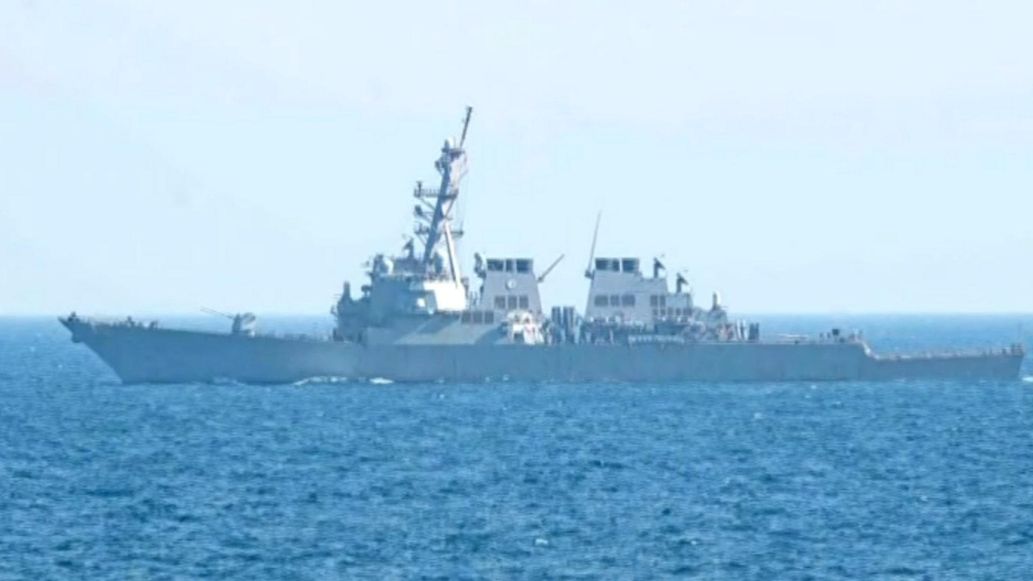 Watch CBS Evening News A look inside a destroyer in the Mediterranean ...