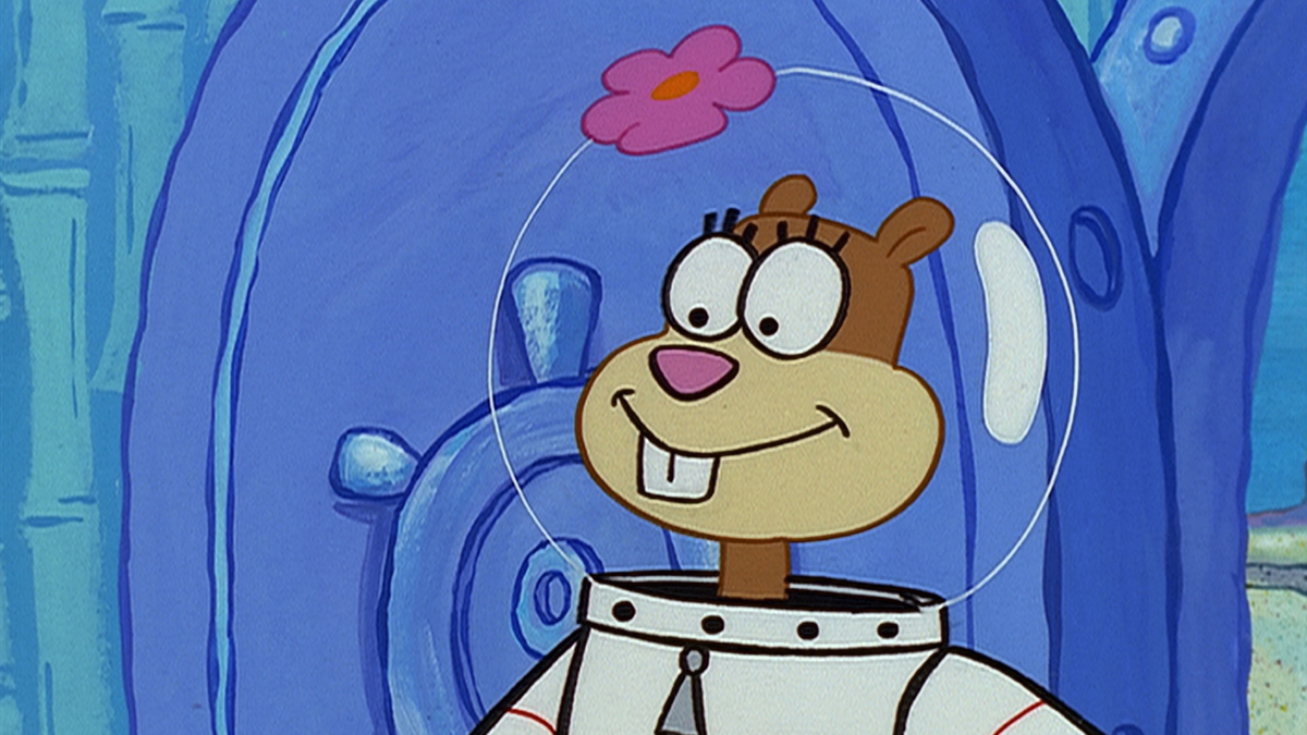 spongebob squarepants sandy crying