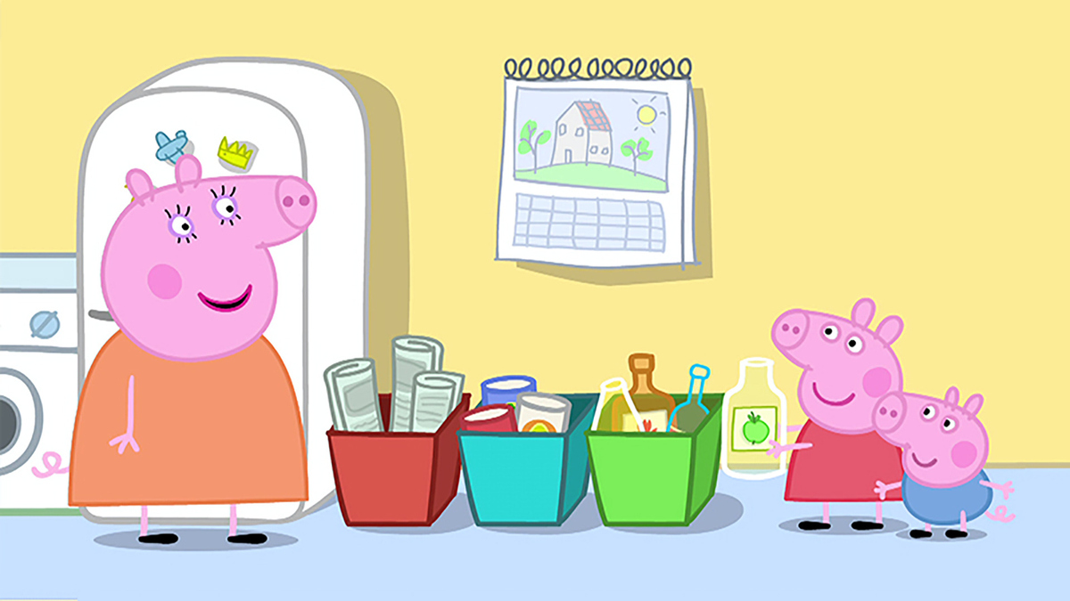 Watch Peppa Pig Season 2 Episode 3: Peppa Pig - Recycling/The Boat Pond ...