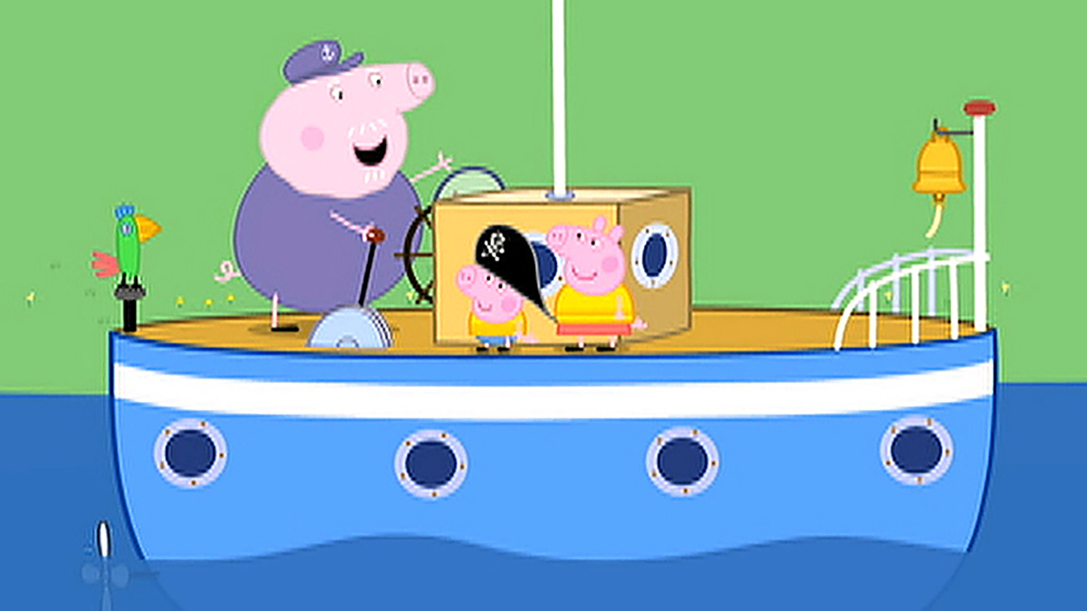Watch Peppa Pig Season 3 Episode 3: Polly's Boat Trip/Grandpa at the ...