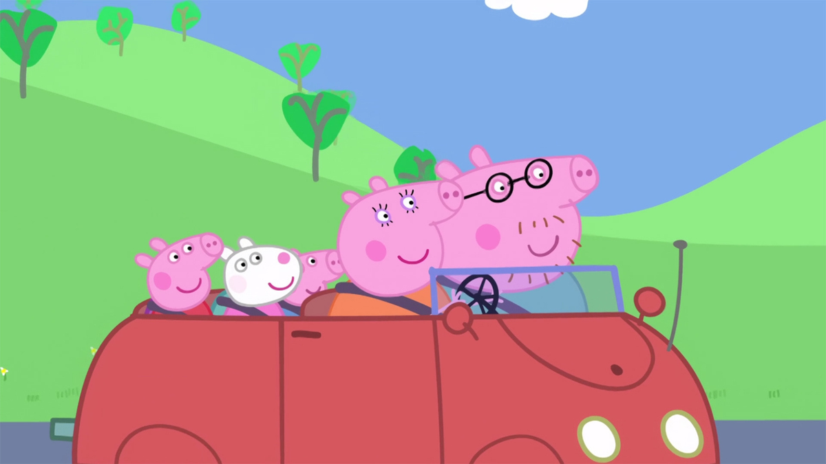Watch Peppa Pig Season 7 Episode 14: Peppa Pig - Long Train Journey ...