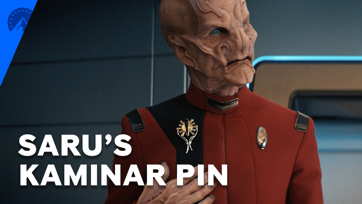 Watch Star Trek: Discovery The Symbolism of Saru's Kaminar Pin - Paramount+