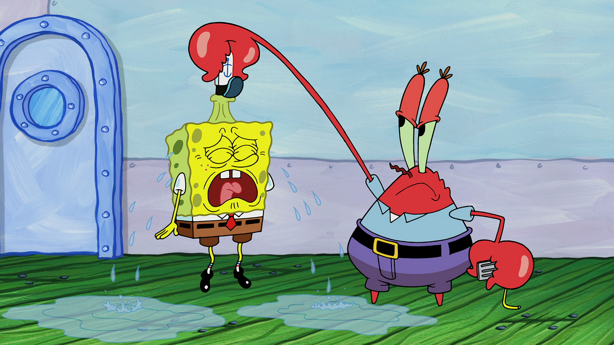 spongebob you're fired clip
