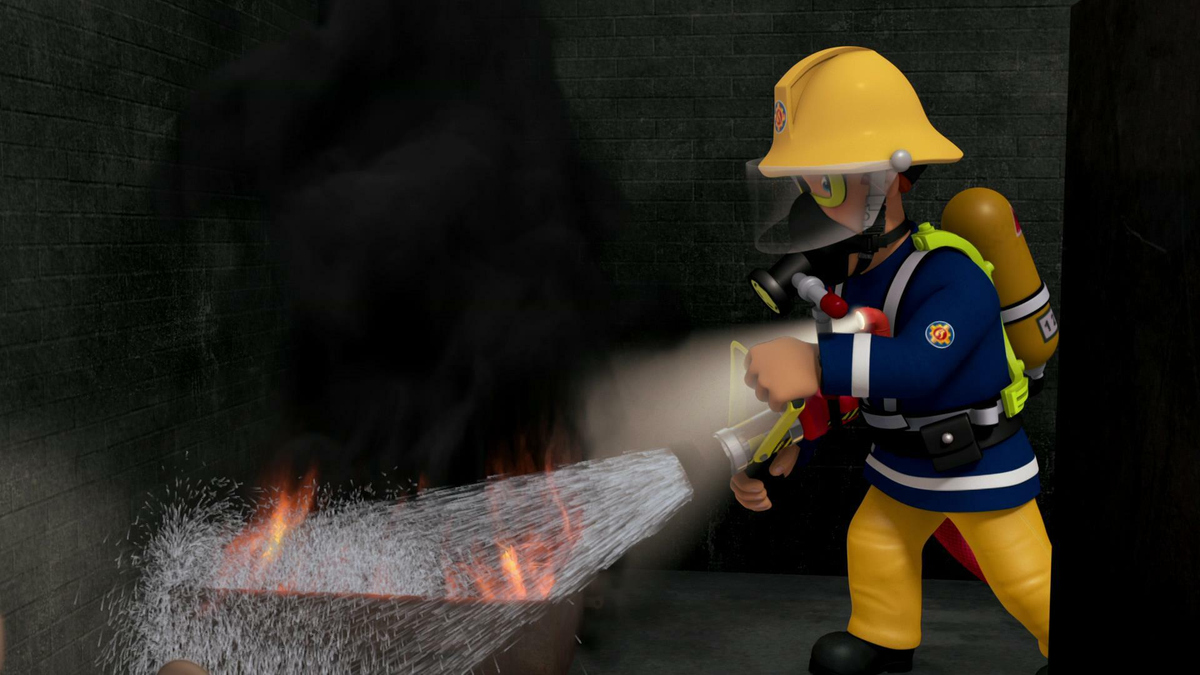 fireman sam fighting fires