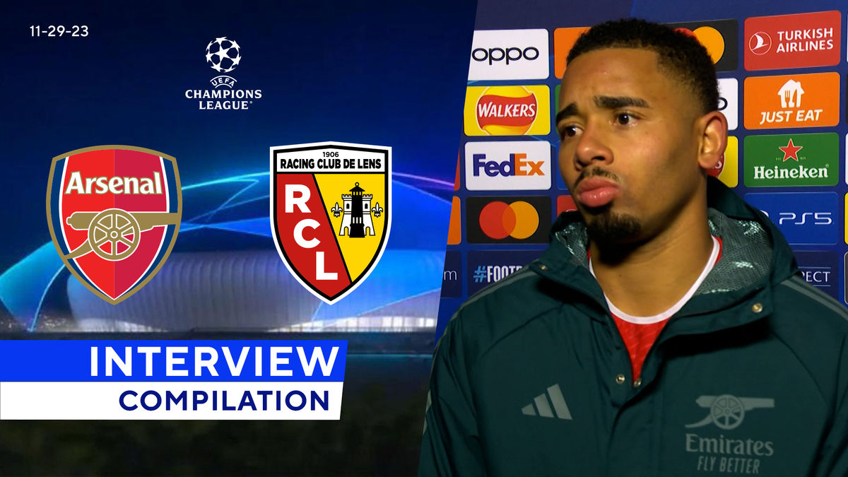 Watch UEFA Champions League Interview Compilation: Arsenal vs. Lens ...