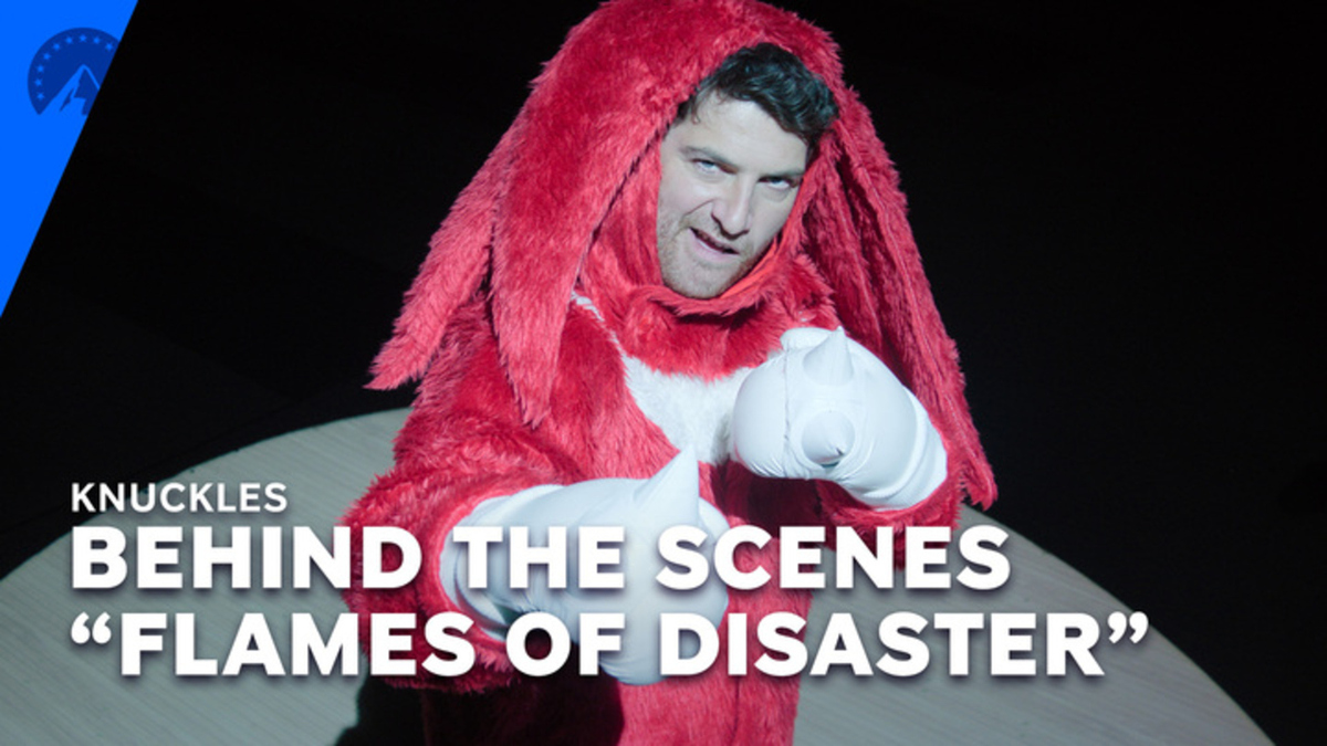 Watch Knuckles Flames of Disaster Behind the Scenes - Paramount+