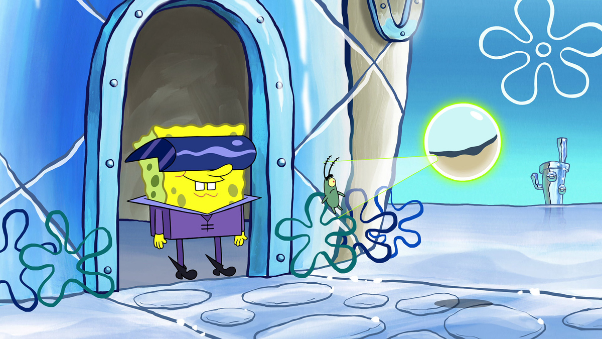 Spongebob Che Affonda Nel Fondo Spongebob Squarepants E Il Mondo