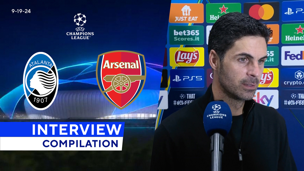 Watch UEFA Champions League Interview Compilation: Atalanta vs. Arsenal ...