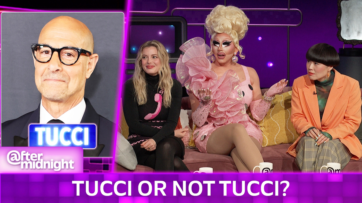 Watch After Midnight: Stanley Tucci or NOT Tucci? Atsuko Okatsuka ...