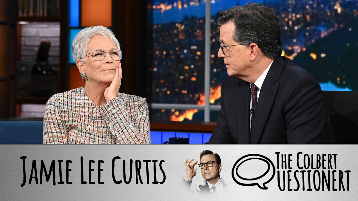 Watch The Late Show with Stephen Colbert: Jamie Lee Curtis Takes The Colbert Questionert - Full ...