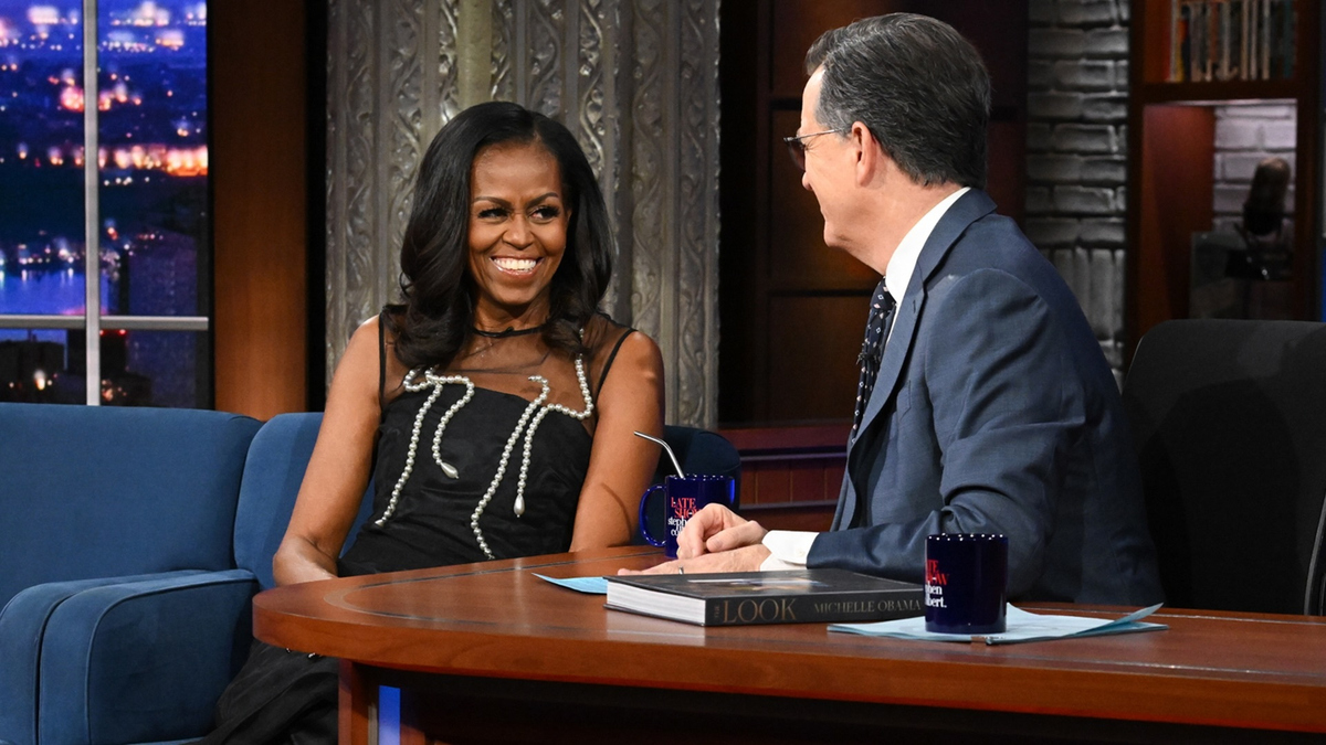 Watch The Late Show with Stephen Colbert Michelle Obama On Sending A ...