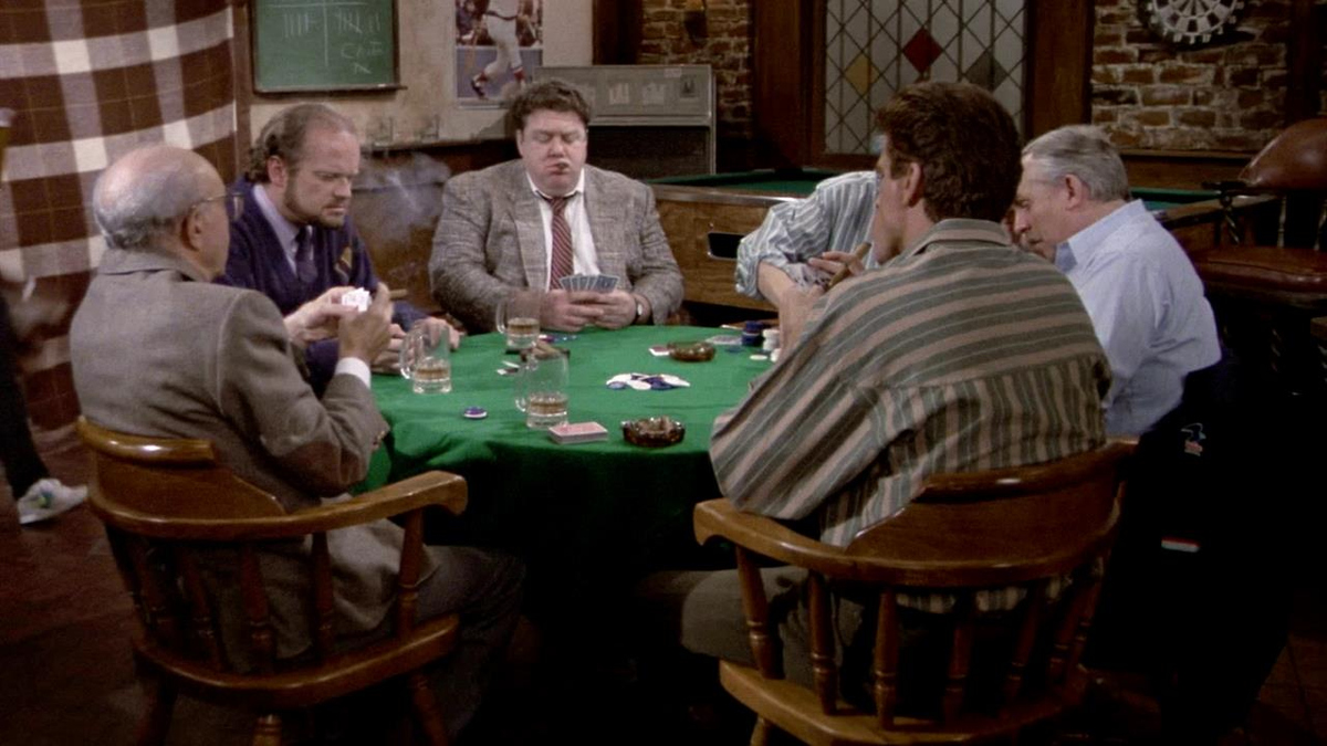 Watch Cheers Season 10 Episode 18: Cheers - License To Hill – Full show ...