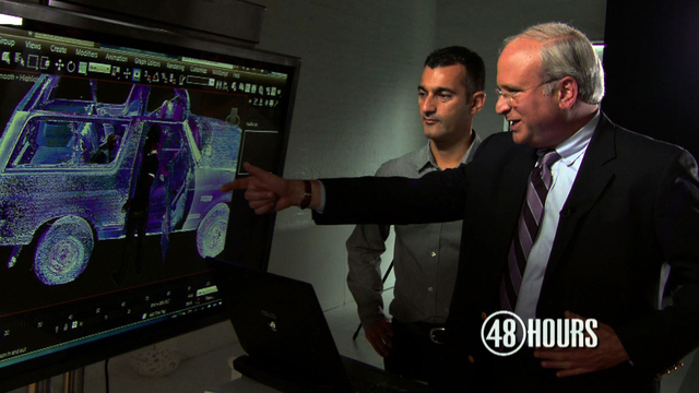 Watch 48 Hours: A 3D model of the crime scene in the Camm garage may ...