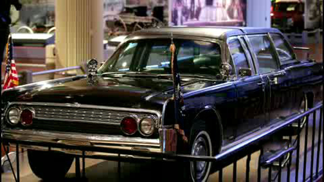 Watch CBS Evening News: The limo carrying President John F. Kennedy ...