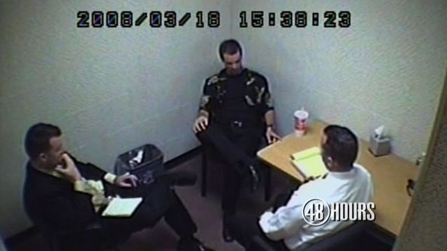 Watch 48 Hours: Ernie Scherer is questioned by investigators on March ...