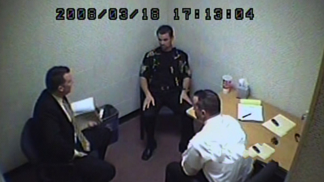 Watch 48 Hours: Scherer is questioned by investigators on March 18 ...