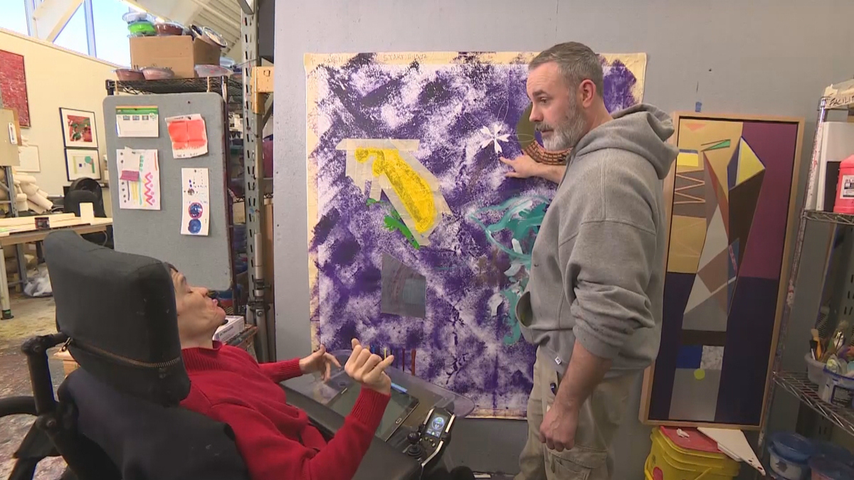 Watch Sunday Morning: An artist with cerebral palsy - Full show on CBS