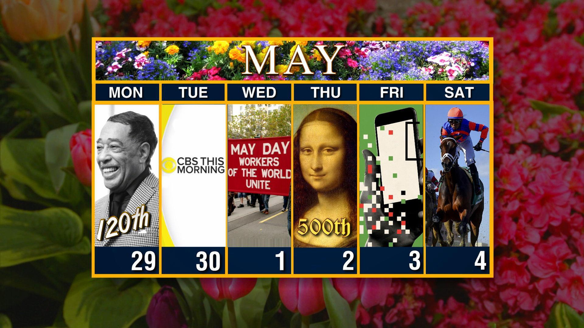 Watch Sunday Morning: Calendar: Week of April 29 - Full show on CBS