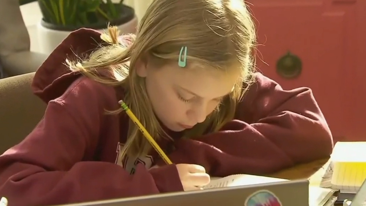 Watch CBS Evening News: Underfunded schools struggle with online ...
