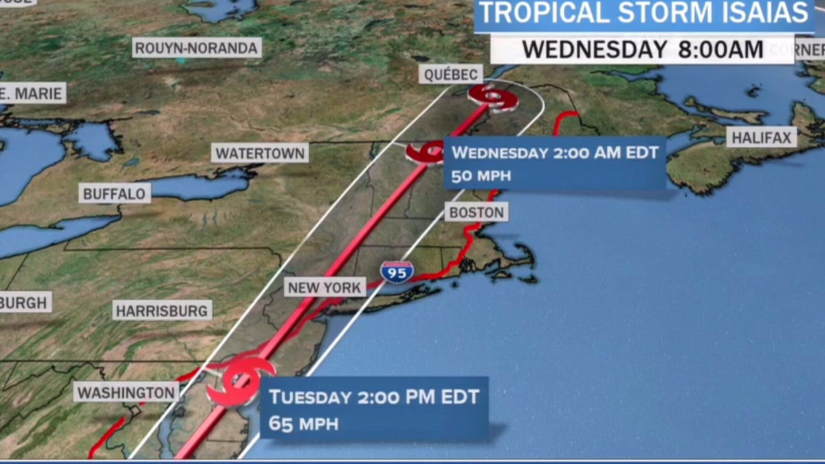 Watch CBS Evening News: Tropical Storm Isaias threatens millions - Full ...