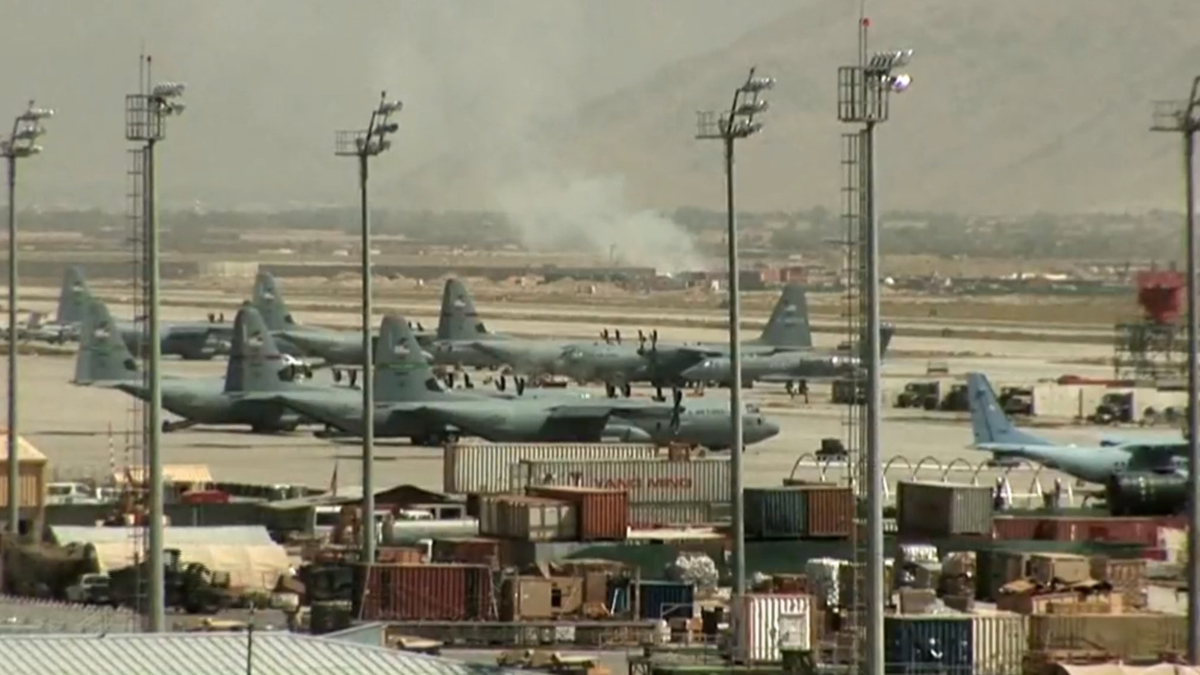 Watch CBS Evening News: U.S. completes withdrawal from Bagram Air Base ...