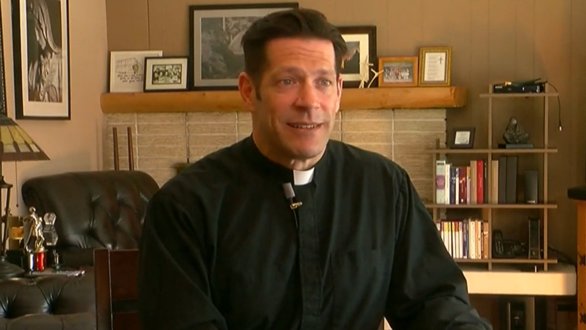 Watch CBS Evening News: Priest's podcast reaches millions of listeners ...