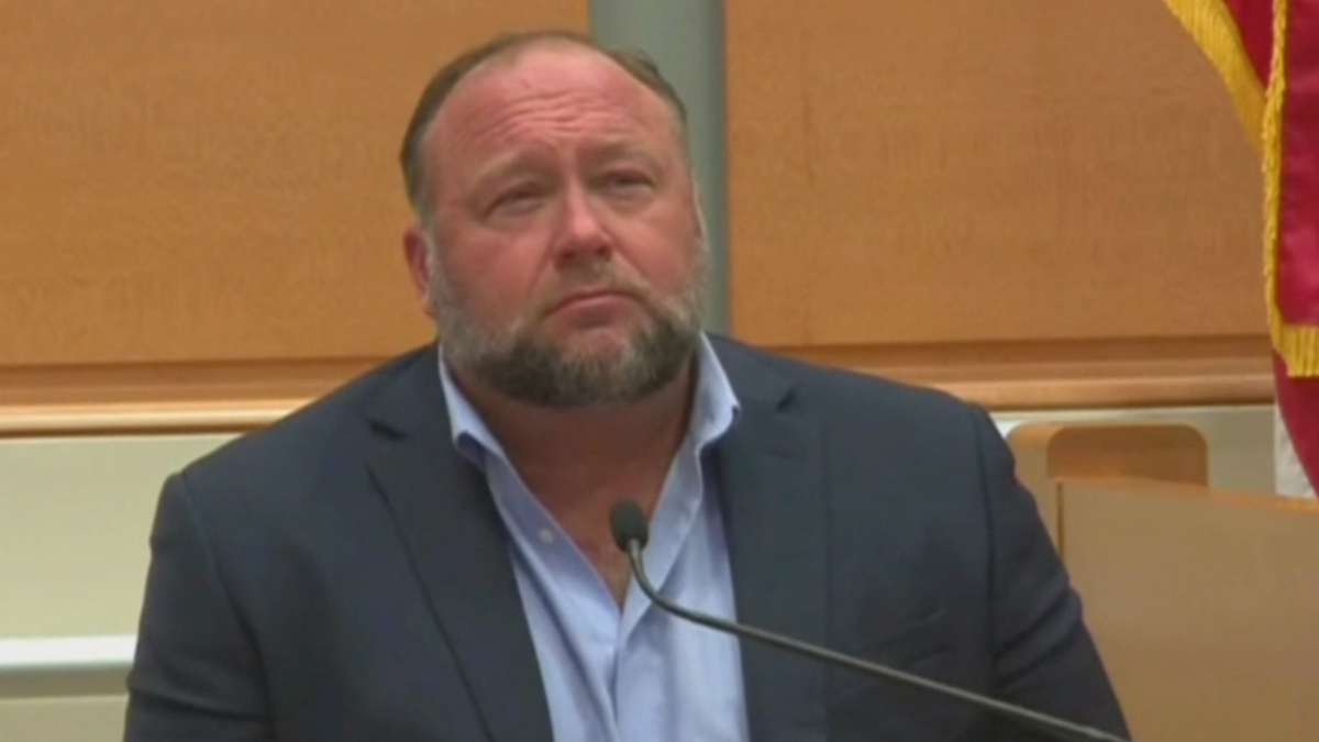 Watch CBS Evening News: Alex Jones testifies in Sandy Hook damages ...