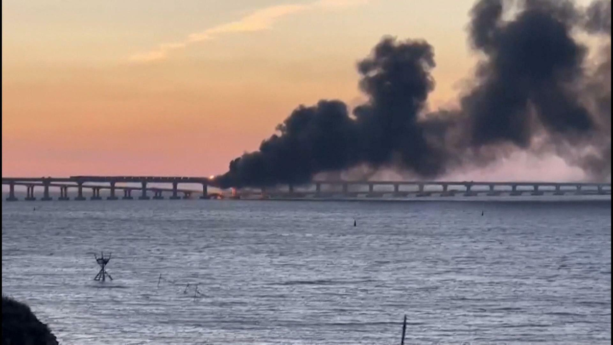 Watch CBS Saturday Morning: Crimea bridge, key supply route in Russia's ...