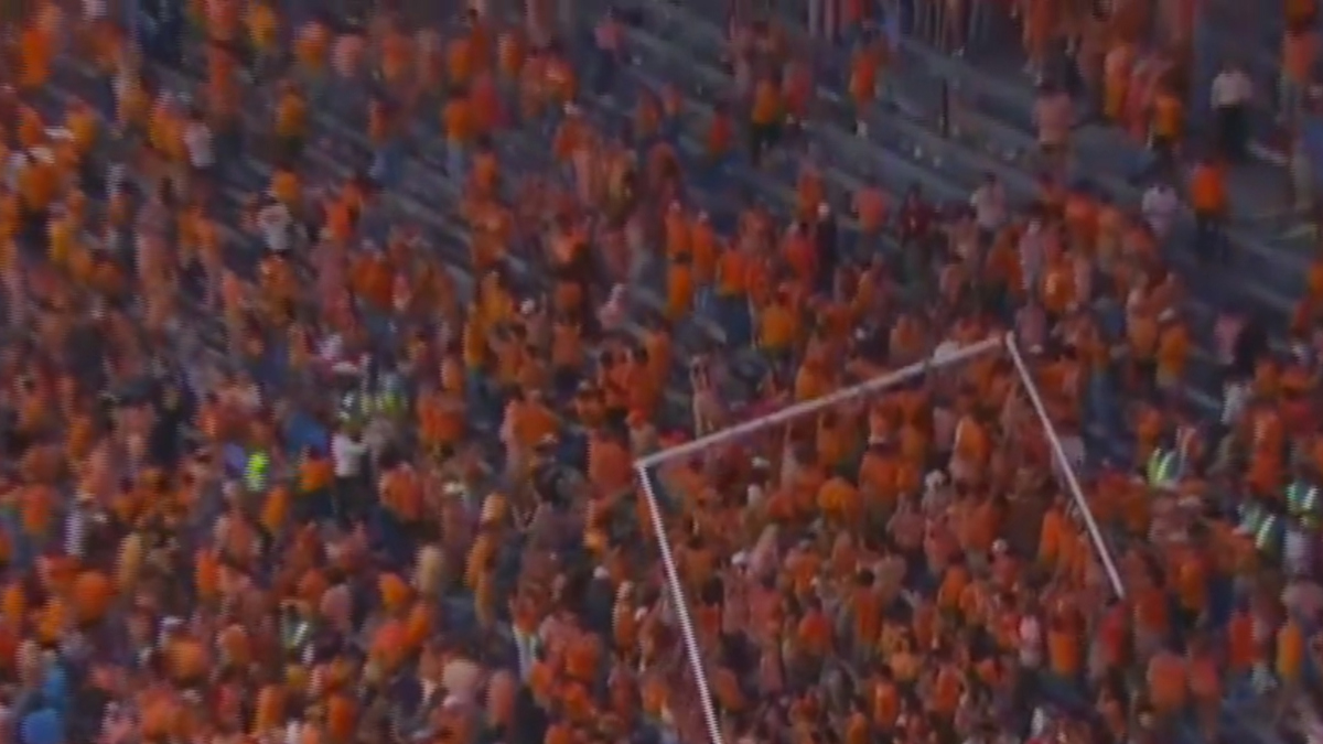 Watch CBS Evening News: University fined after football fans rush field ...