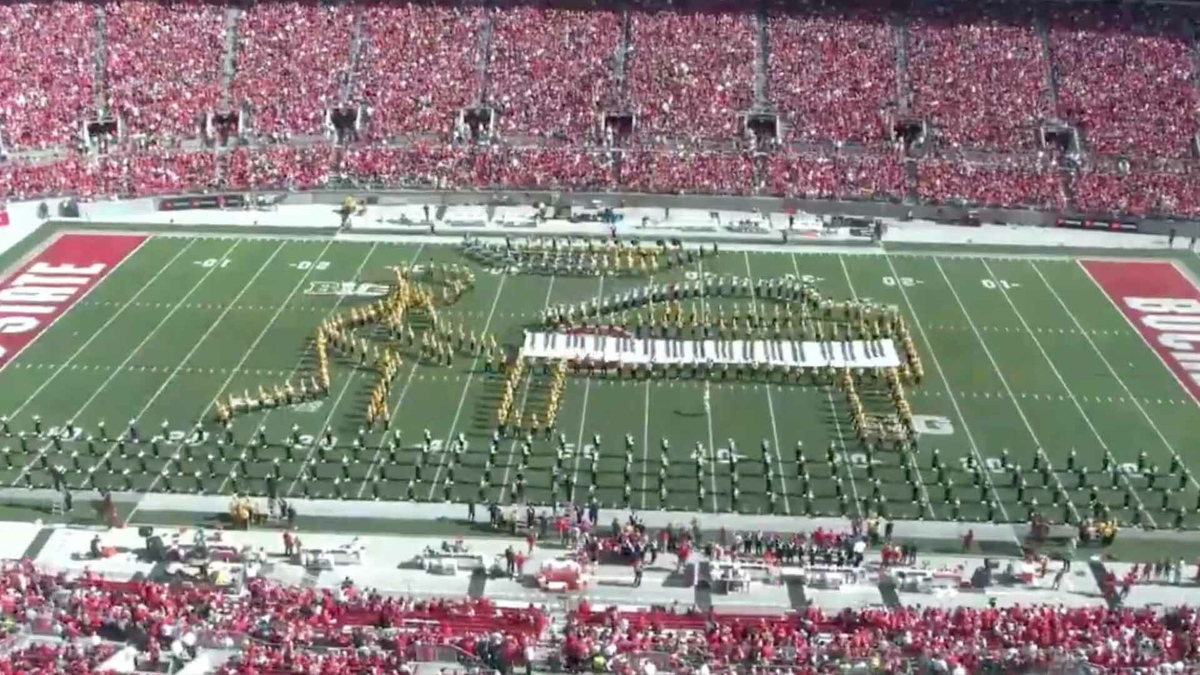 Watch The Uplift: Ohio State marching band's Elton John tribute - Full ...