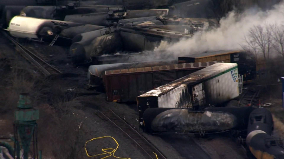 Watch CBS Mornings: Toxic chemicals released from derailed train - Full ...