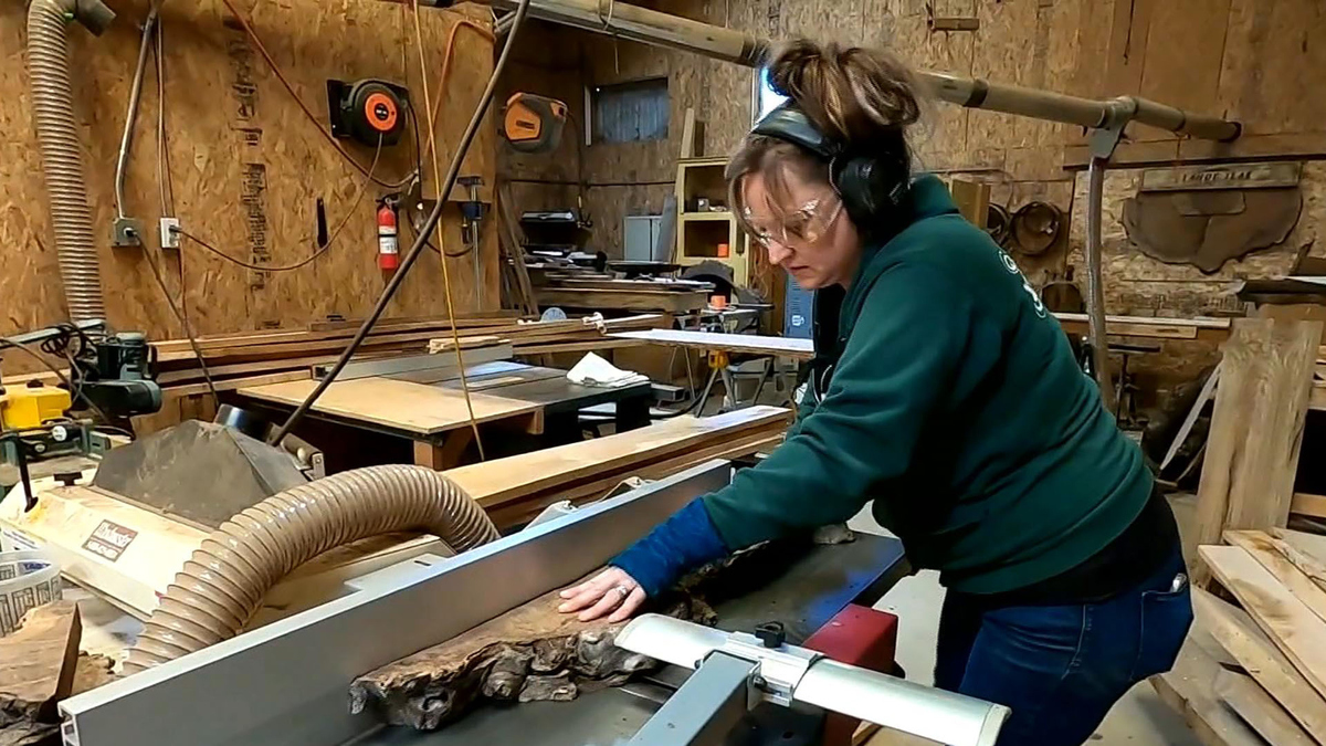 Watch CBS Evening News: California company repurposing downed trees ...