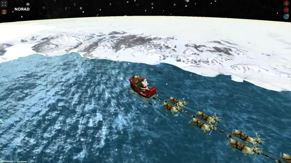 Watch CBS Evening News: NORAD tracks Santa Claus on Christmas Eve and ...
