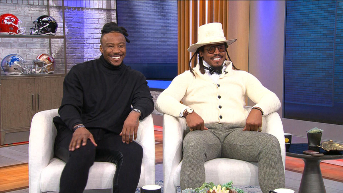 Watch CBS Mornings: Cam Newton and Brandon Marshall on live tour - Full ...