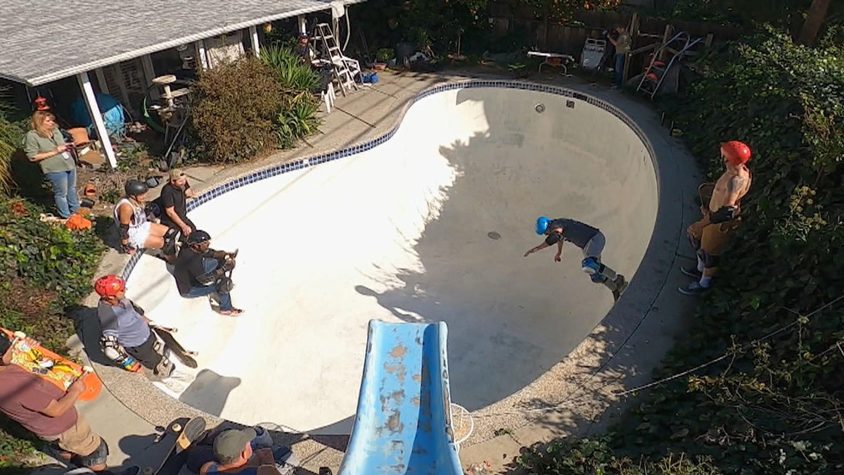 Watch CBS Saturday Morning: Turning cleaned pools into skate parks ...