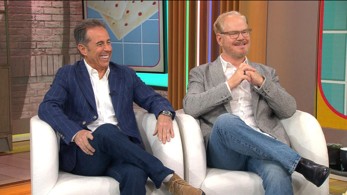 Watch CBS Mornings: Jerry Seinfeld, Jim Gaffigan talk "Unfrosted ...
